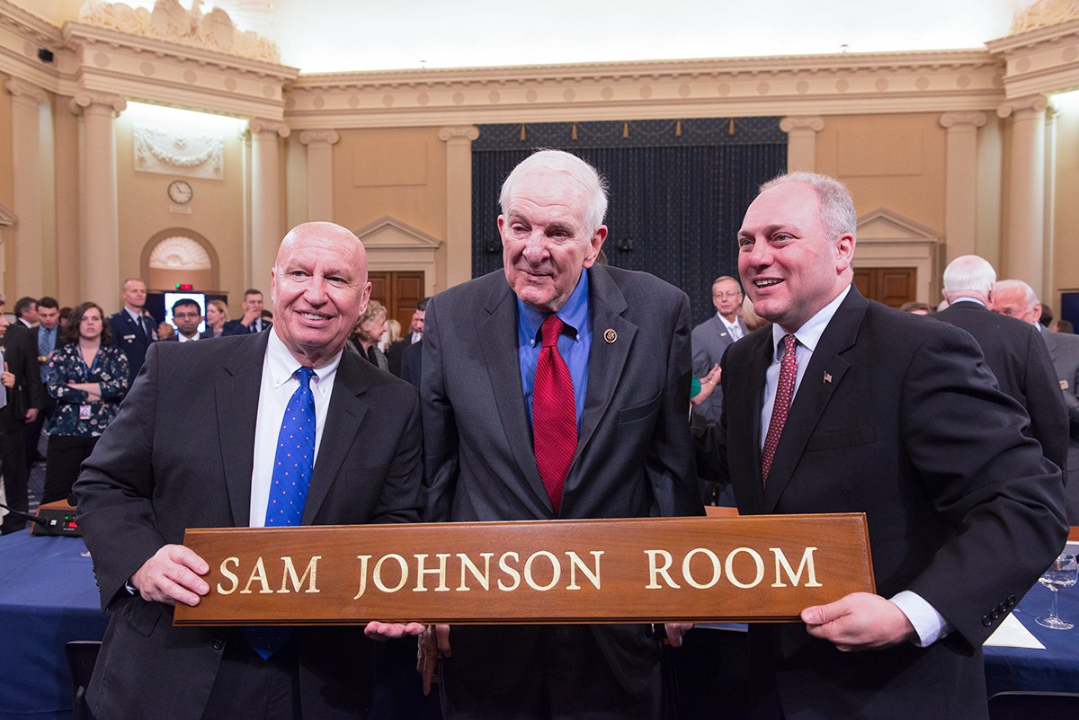 Sam Johnson Celebrates 88th Birthday - Ways and Means